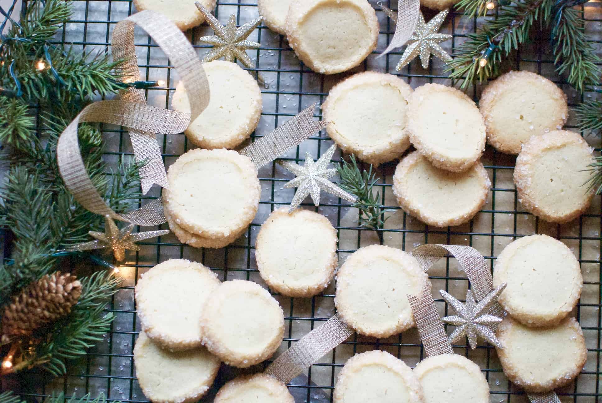 Dorie Greenspan’s Vanilla Bean Sable Cookies - a hint of rosemary